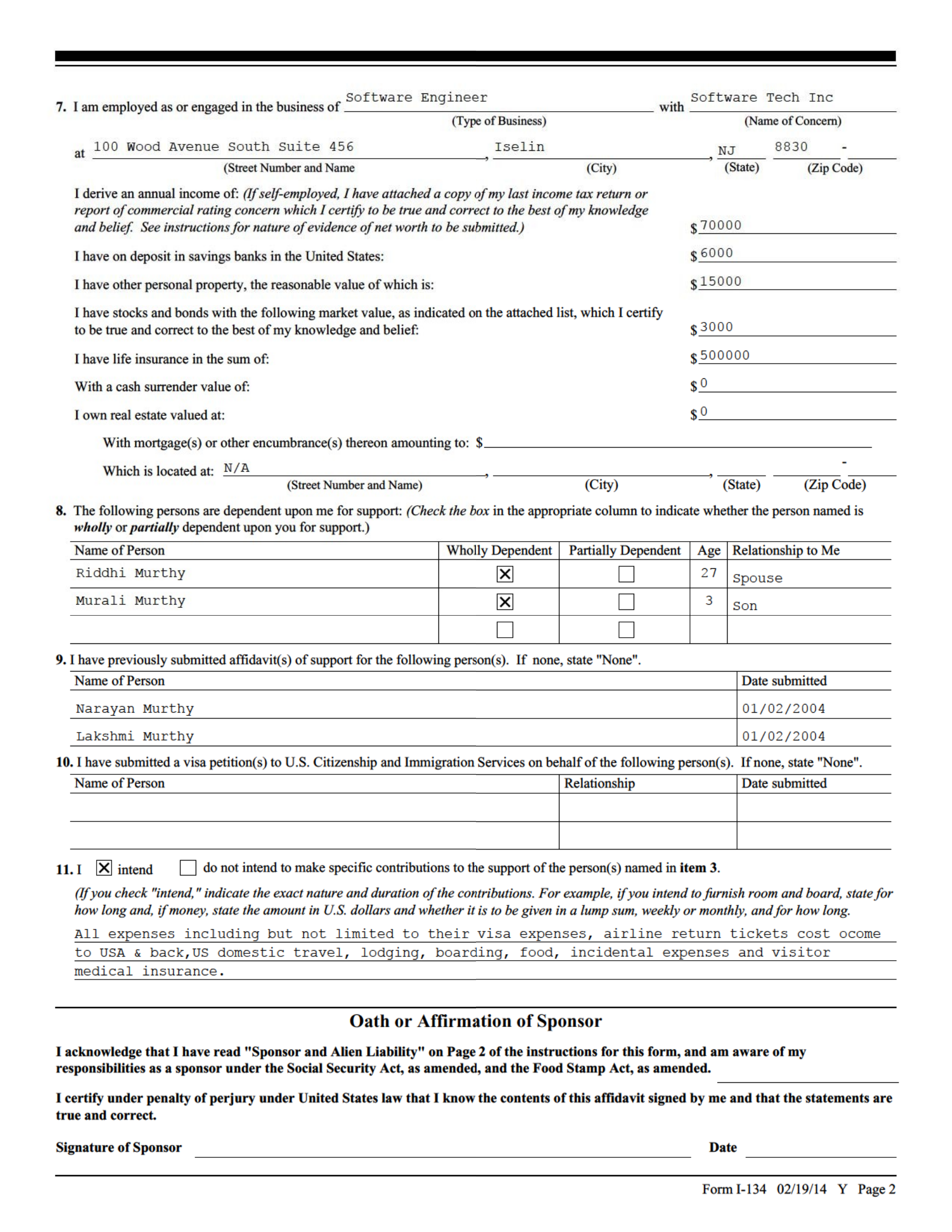 Dv Affidavit Support Form 2024 - PrintableAffidavitForm.com