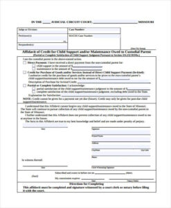 FREE 42 Affidavit Forms In PDF – PrintableAffidavitForm.com