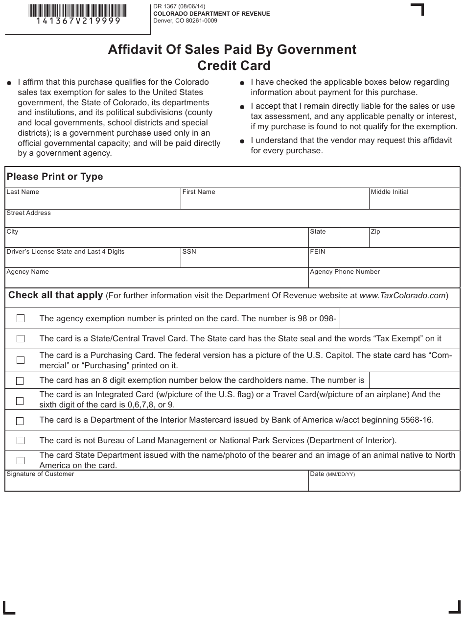 Financial Affidavit Form Colorado 2024 - PrintableAffidavitForm.com