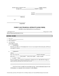 Financial Affidavit Form 12.902 B Or 12.902 C – PrintableAffidavitForm.com