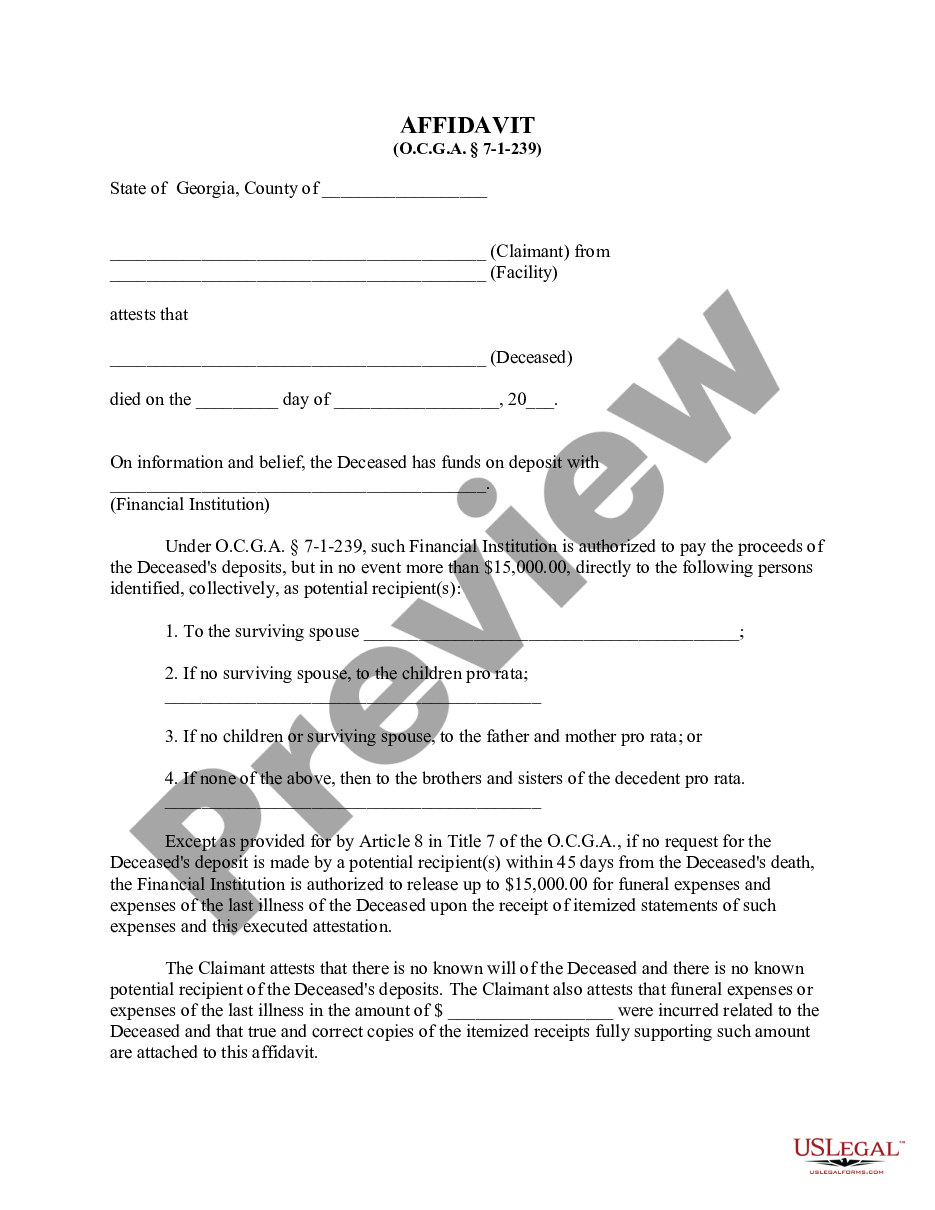 Pc 59 Small Estate Affidavit Form 2022 - PrintableAffidavitForm.com